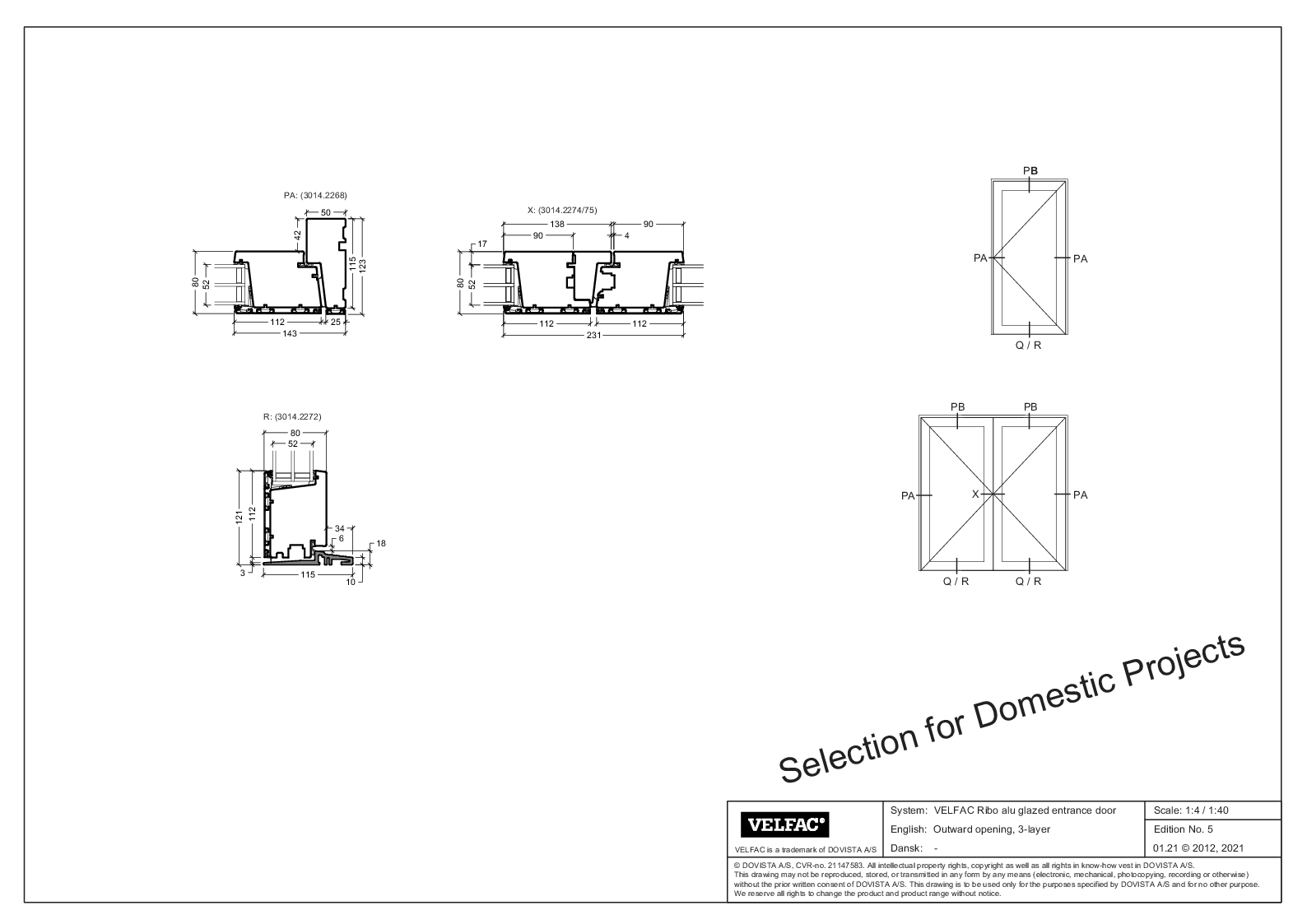 VELFAC Product Database | Windows and doors